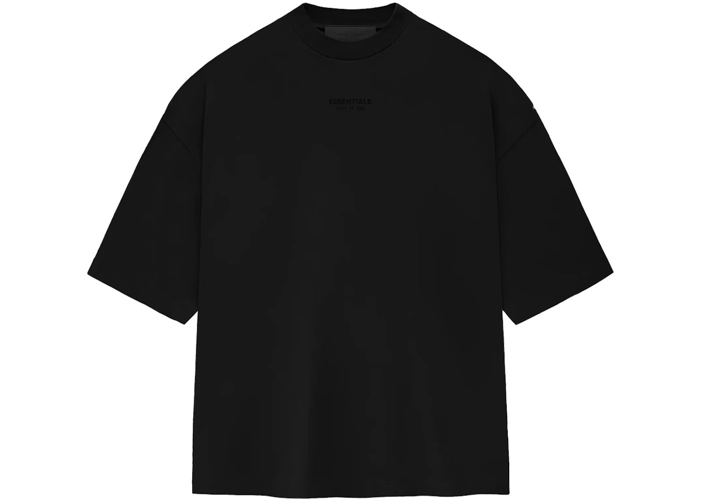 ESSENTIALS FOG T-SHIRT JET BLACK – ONE OF A KIND