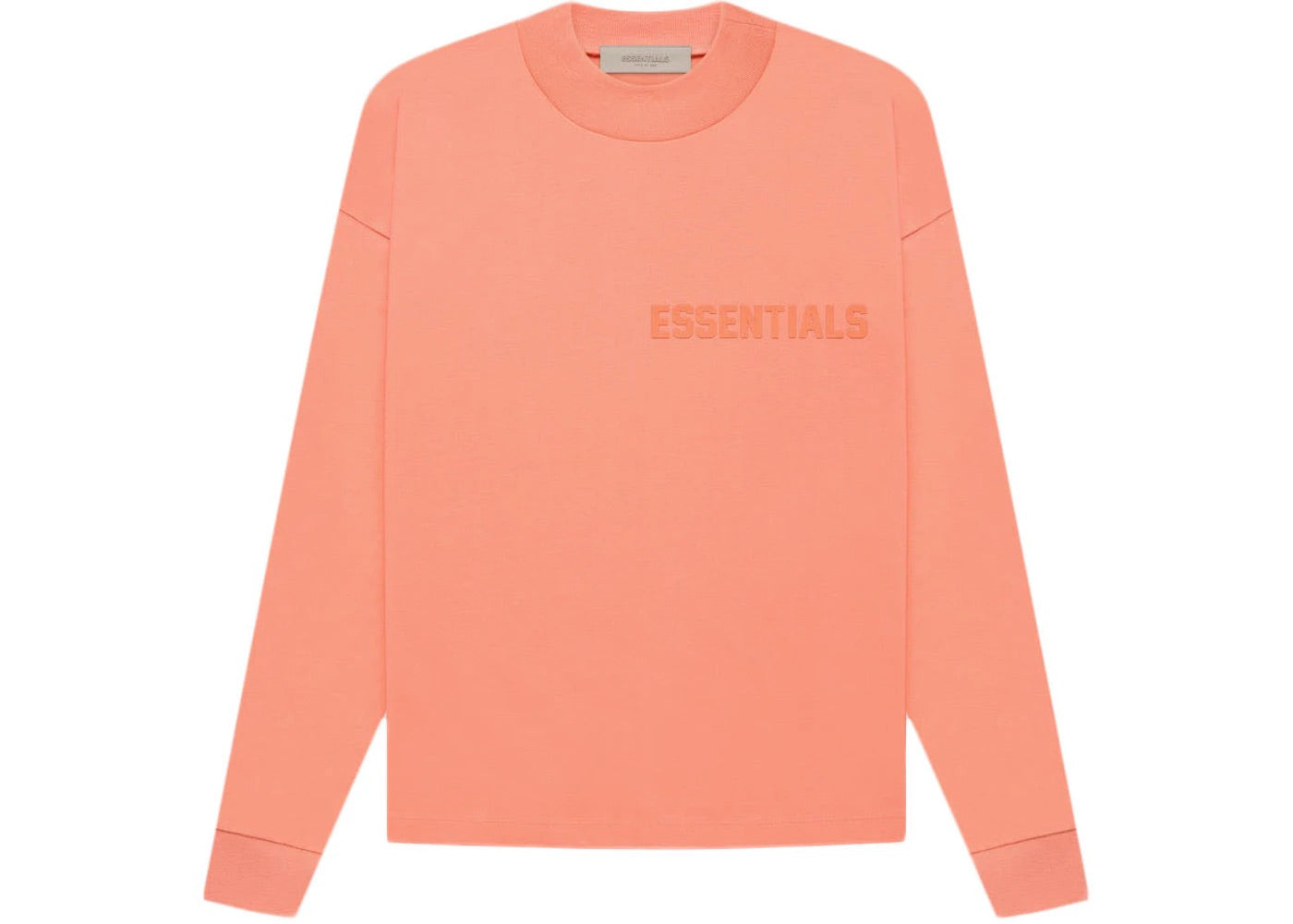 ESSENTIALS FOG LONGSLEEVE CORAL – ONE OF A KIND
