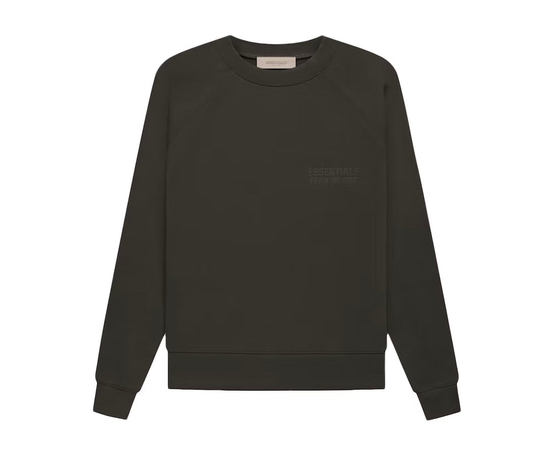 ESSENTIALS FOG CREWNECK OFF BLACK – ONE OF A KIND