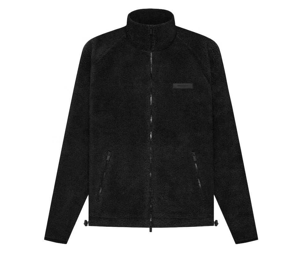 ESSENTIALS FOG POLAR FLEECE ZIP UP JACEKT IRON – ONE OF A KIND
