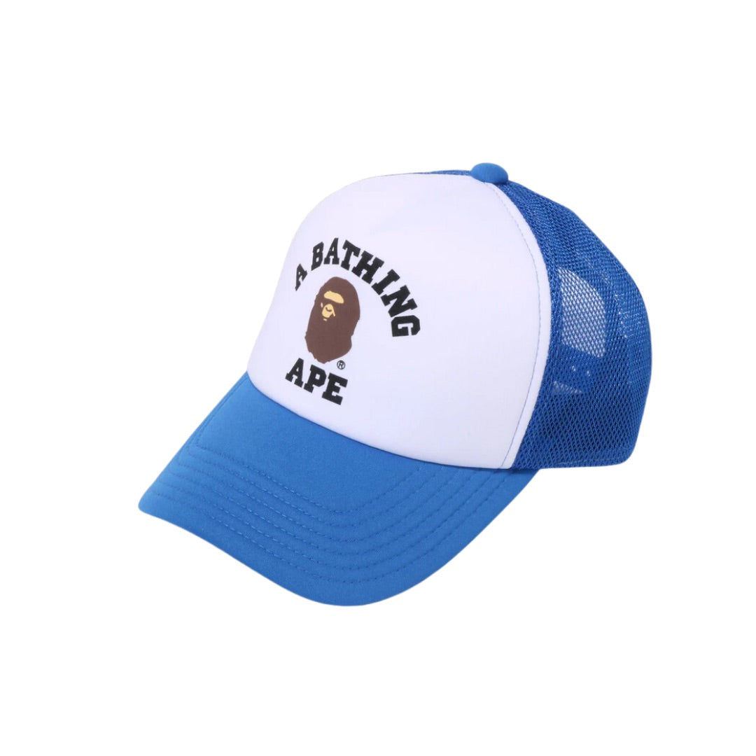 BAPE COLOR CAMO COLLEGE MESH CAP BLUE – ONE OF A KIND