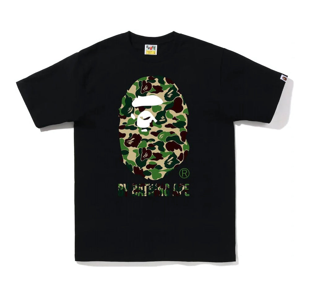 BAPE BIG APE HEAD (WITH WRITING) BLACK/GREEN TEE – ONE OF A KIND