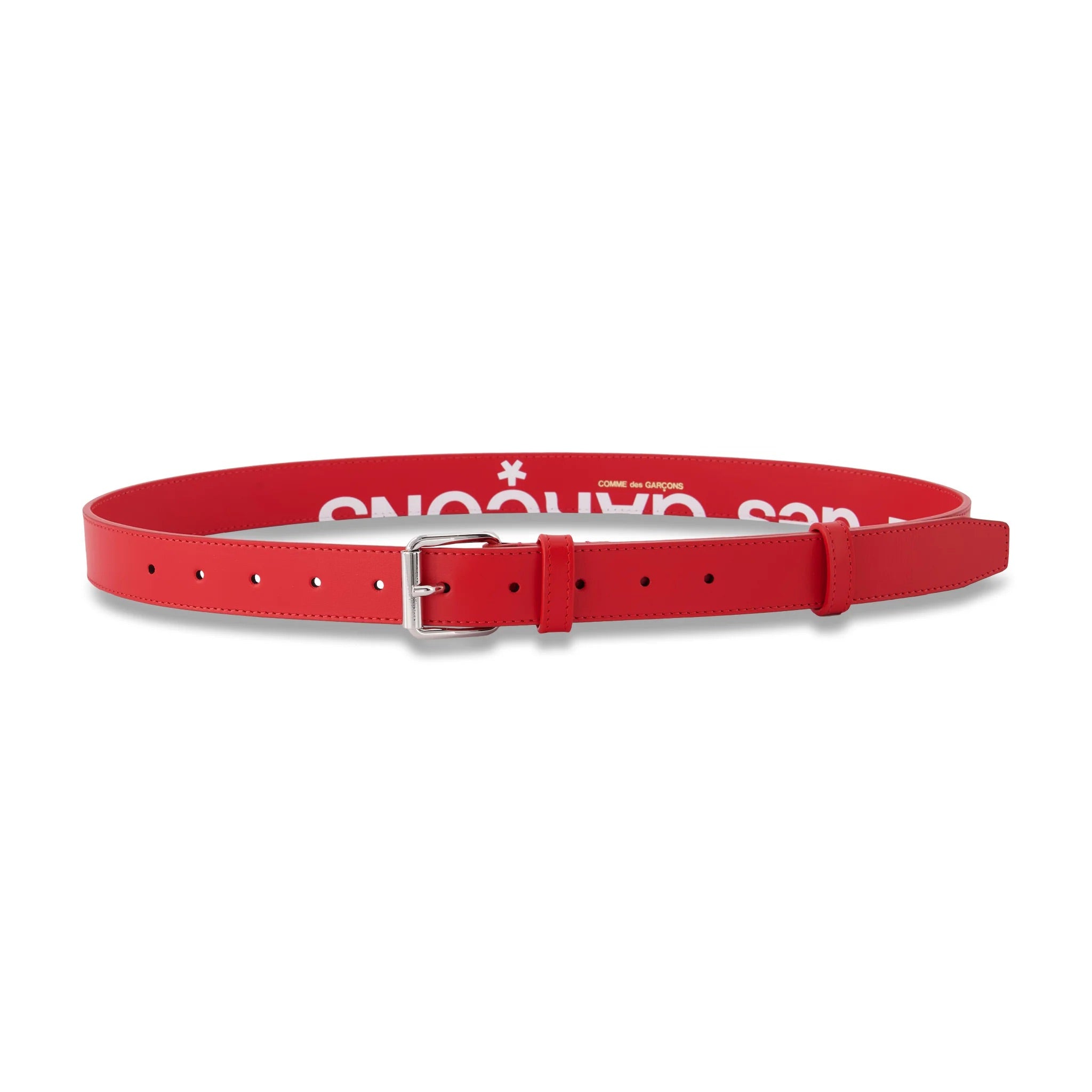 COMME DES GARÇONS RED LOGO BELT – ONE OF A KIND