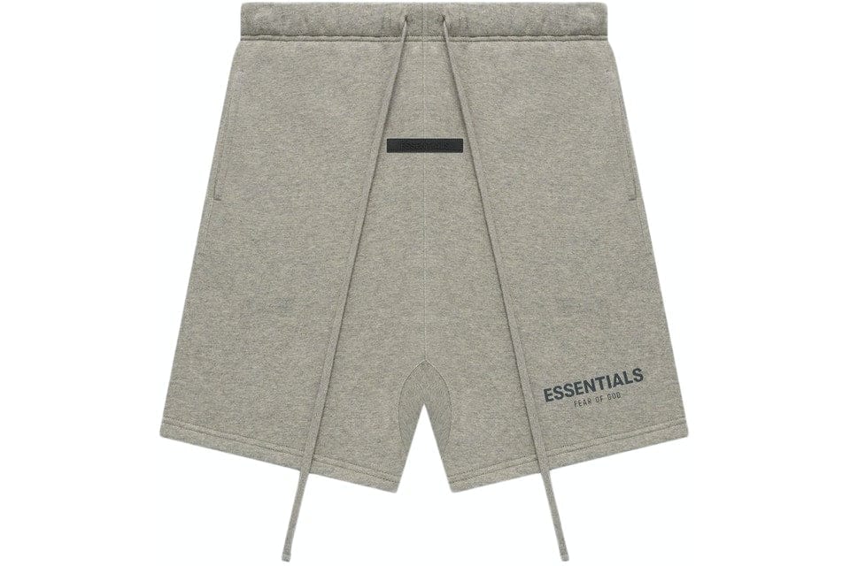 ESSENTIALS FOG CORE COLLECTION SWEATSHORTS DARK HEATHER OATMEAL – ONE ...